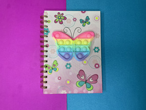 Urban Festivities butterfly Unicorn popit diary Bubble POP UP Stress ...