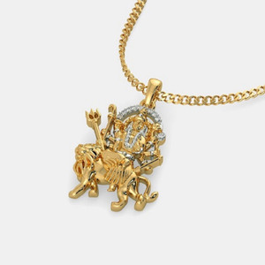 RATAN BAZAAR Ratan Bazaar Beautiful and Natural Gold Mata Rani Pendant ...