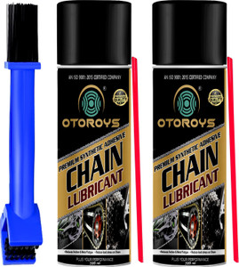 Otoroys Premium Synthetic Adhesive Chain Lubricant Spray With Chain ...
