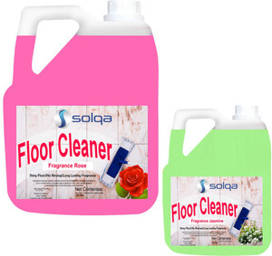 Solqa Combo pack of 2 Floor Cleaner 5Ltr. Each Formulation With Pine ...