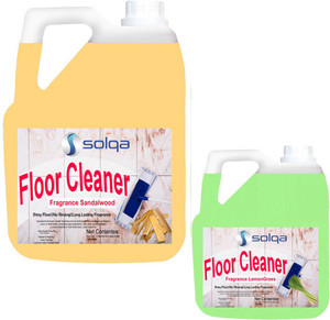 Solqa Combo pack of 2 Floor Cleaner 5Ltr. Each Formulation With Pine ...