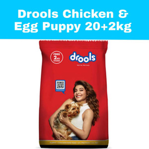 Drools Drools Chicken And Egg Puppy 20+2kg Chicken 22 kg Dry Young, New ...