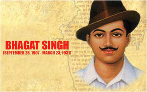 Bhagat Singh Wall Poster For Room B7 Paper Print - Quotes & Motivation ...