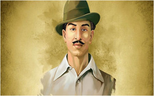 Bhagat Singh Wall Poster For Room B3 Paper Print - Personalities ...