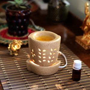 Bright Shop Ceramic Diffuser Set Aroma Diffuser Boat shape with 10 ml ...