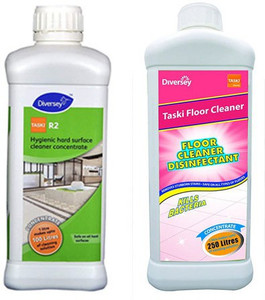 Diversey Taski R2 Floor Cleaner One Liter & Taski Floor Cleaner ...