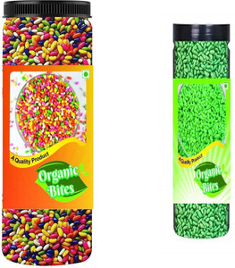 Organic Bites Combo of Sugar Coated Fennel Seeds Colourful saunf and ...