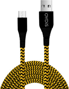 oydis Micro USB Cable 2 A 1 m 3Amp Braided MICRO USB DATA CABLE (Gold ...