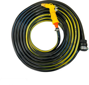 MASHKI 10 Meter (32.5 Feet) Heavy Duty Black Gold Water Hose Pipe With ...