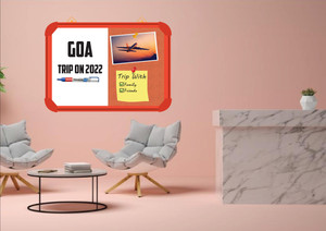 Sunway Display System NON MAGNETIC board 2*2 feet, ORANGE Aluminium ...