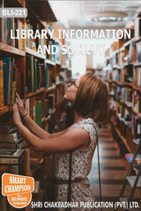 IGNOU BLI 221 Help Book Library, Information And Society IGNOU Study ...