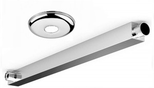 ARISSION 24 INCH SS Bathroom Overhead Square Shower Arm with Wall ...