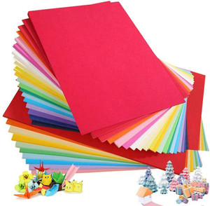 Flipkart.com | greencom Coloured Paper Pk 100 Sheets , 10 Assorted ...