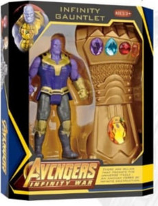 TOYICO! Avengers Infinity Thanos Action Figure With Real Look Hand Toy ...
