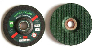 3M Flexible Grinding Disc, 100Mm X 3Mm X 16Mm, Pack Of 20 60 Grit Green ...