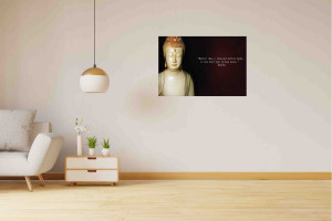 Buddhism Sticker Poster|Lord Buddha Thought Sticker Poster|1Pc|Sticker ...