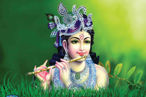 Krishna Bhagwan Sticker Poster|1 Religious Poster For Worship|Lord ...