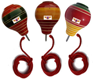 Jayam Traditional Wooden Spinning Tops/lattoo/bambaram/buguri/bongaram ...