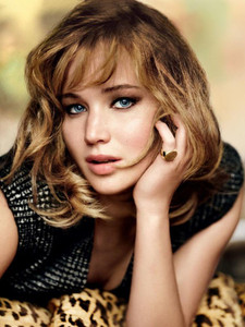 PRIVIK 30.48 cm Jennifer Lawrence Poster Sticker(self adhesive) Poster ...