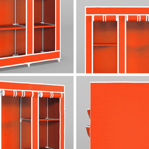 KITTI Micro Fiber Collapsible Wardrobe Price in India - Buy KITTI Micro ...