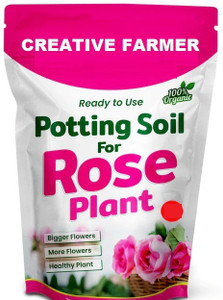 creative farmer Rose Potting Soil Mix, Ready to Use for Potting, 100% ...