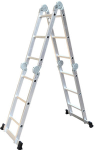 Mustu 12 Feet Foldable Multipurpose Portable (With 2 Scaffolding plates ...