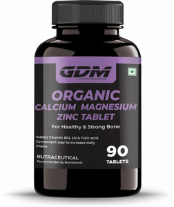 gdm nutraceuticals llp ORGANIC Calcium + Vitamin D3 + Zinc + Magnesium ...