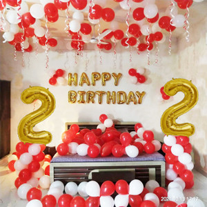 Dear Happy Happy Birthday 22 Year Decoration kit Price in India - Buy ...