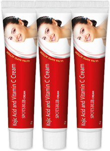 Leeford Spotsrub Skin Cream 15g Each Pack of 3 - with Kojic Acid 2% and ...