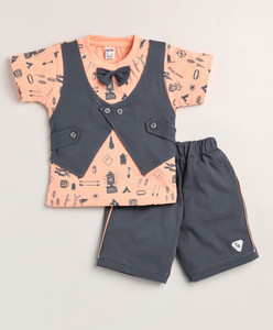 TINY BINY Boys Party(Festive) Top Shorts Price in India - Buy TINY BINY ...