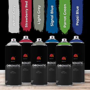 Chromatic White Grey, Strawberry Red, Light Grey & Signal Blue, Parrot ...