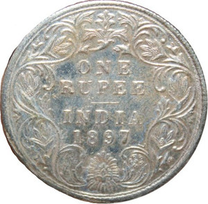 Prideindia 1 Rupee (1897) British India Small, Old and Rare Coin ...