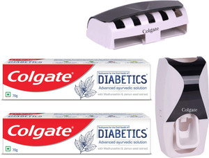 Colgate Toothpaste for Oral Health of Diabetics, 70gm, Ayurvedic Bad ...