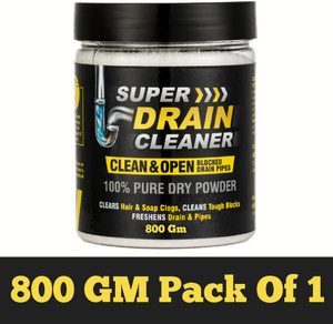 SUPER Drain Cleaner Block Remover Drain Cleaner (800 Gm)| Drainage ...