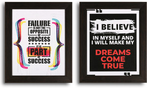 Motivational Wall Frames Set, Inspire Quotes Frames for Home, Office ...