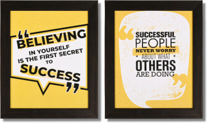 INSPIRINGBRUSH Motivational Wall Frames Set, Inspire Quotes Frames for ...
