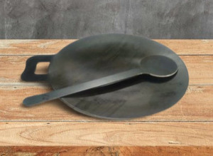 HARISH PURE IRON MADE CONCAVE DOSA / ROTI TAWA - 12 INCH, 1.7 KG ...