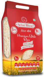sehat bhog diabetic sugar free rice Sona Masoori Rice (Medium Grain ...