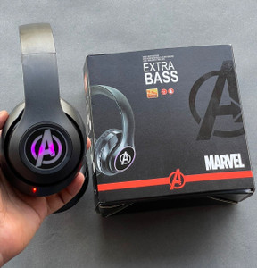 FKU Marvel Avengers Wireless Over Ear Headphone with MEMORY CARD SLOT ...