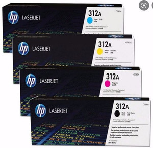MHP Cartridges HP 312A ( CF380A,381A,382A,383A ) Toner CartridgeBlack ...