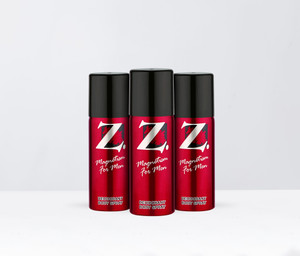 Z - Magnetism for Men Z Deo 75 ml Pack of 3 (225 ml) Body Spray - For ...