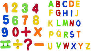 Akvanar Magnetic ABCD + 1234 Capital Letter Education Learning Toy For ...