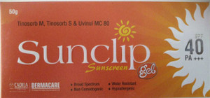 SunClip Sunscreen - SPF 50 PA+++ SUNSCREEN GEL SPF 40 PA+++ - Price in ...