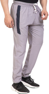 AMDY Solid Men Silver Track Pants - Buy AMDY Solid Men Silver Track ...