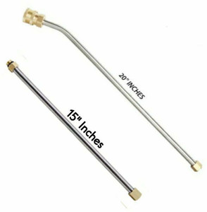 PARTHVI 5000 PSI 20" Extension Rod 30 Degree Bend Rod With QC Adapter ...