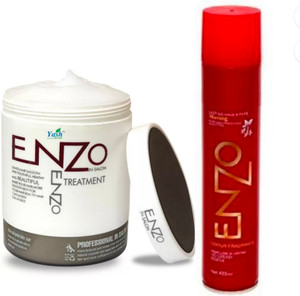 enzo Professional treatment with hair spray make hair smooth healthy ...
