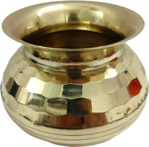 Flipkart.com | Hokista Traditional Brass Pooja Kalash Designing Pital ...