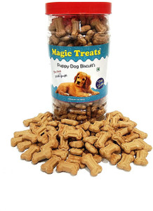 Magic Treats Puppy Dog Biscuit veg 500 gm (Jar) Milk Dog Treat Price in ...