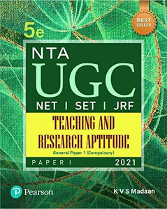 NTA UGC NET/ SET/ JRF : Paper 1 Teaching And Research Aptitude | Fifth ...