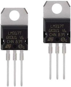 ZARC INDUSTRIES LM317T IC Adjustable Voltage Regulator (pack of 2) FET ...